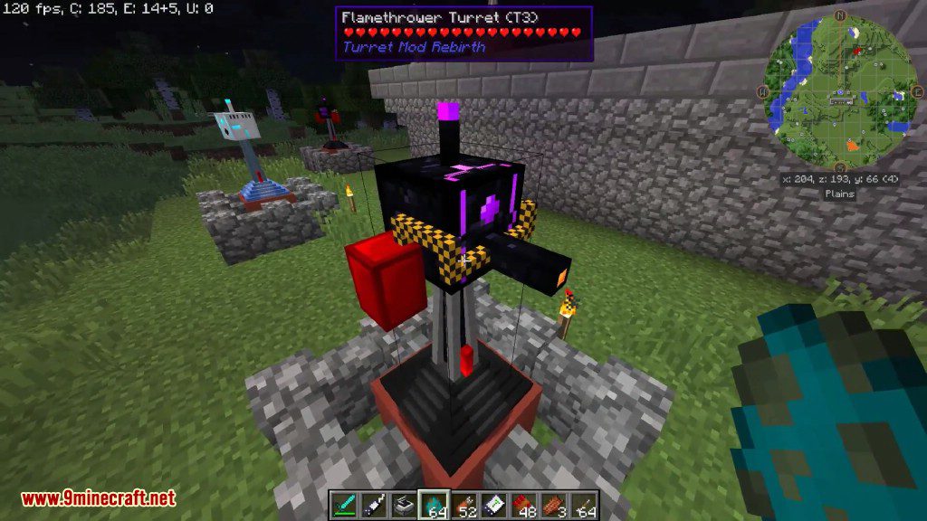 Turret Rebirth Mod - 1Minecraft