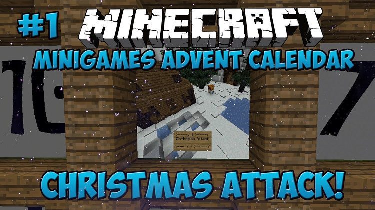 Advent Calendar Minigame Map - 1Minecraft
