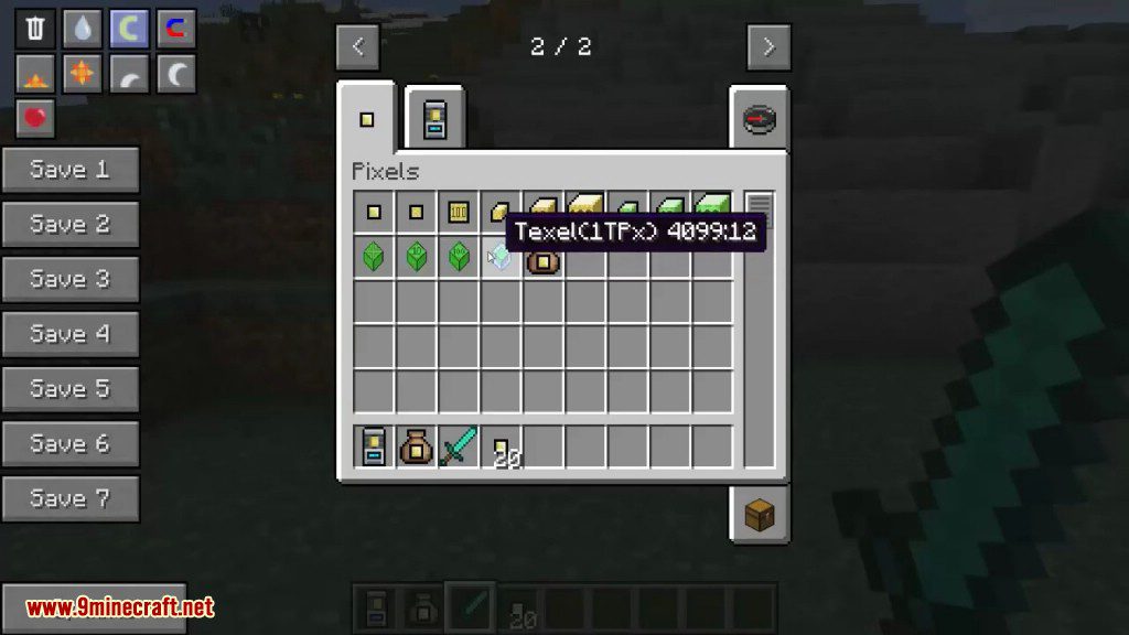 Pixels Mod - 1Minecraft