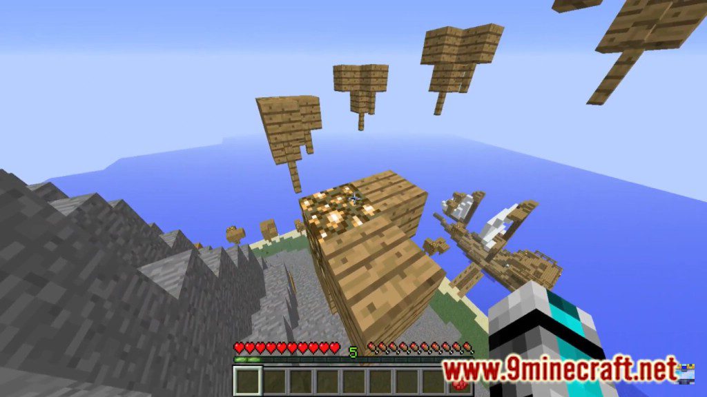 Volcano Parkour Map - 1Minecraft