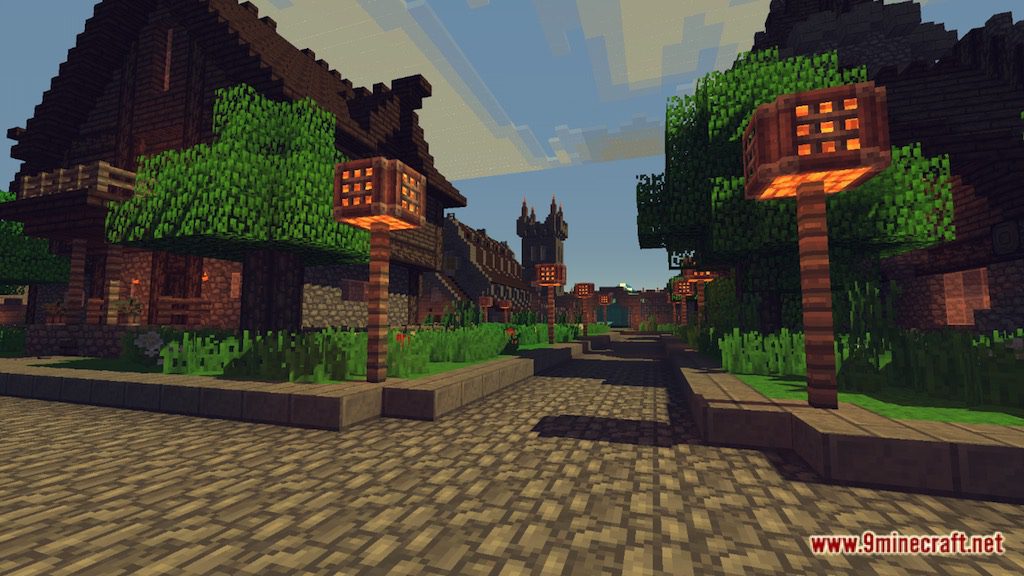 Medieval Fantasy Town Map - 1Minecraft