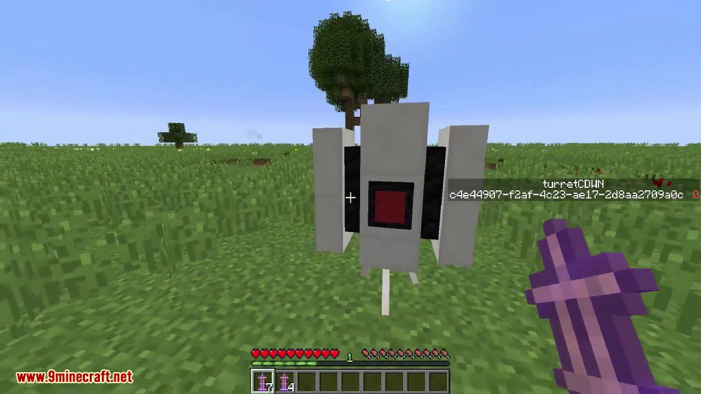 Defence Turrets Data Pack - 1Minecraft