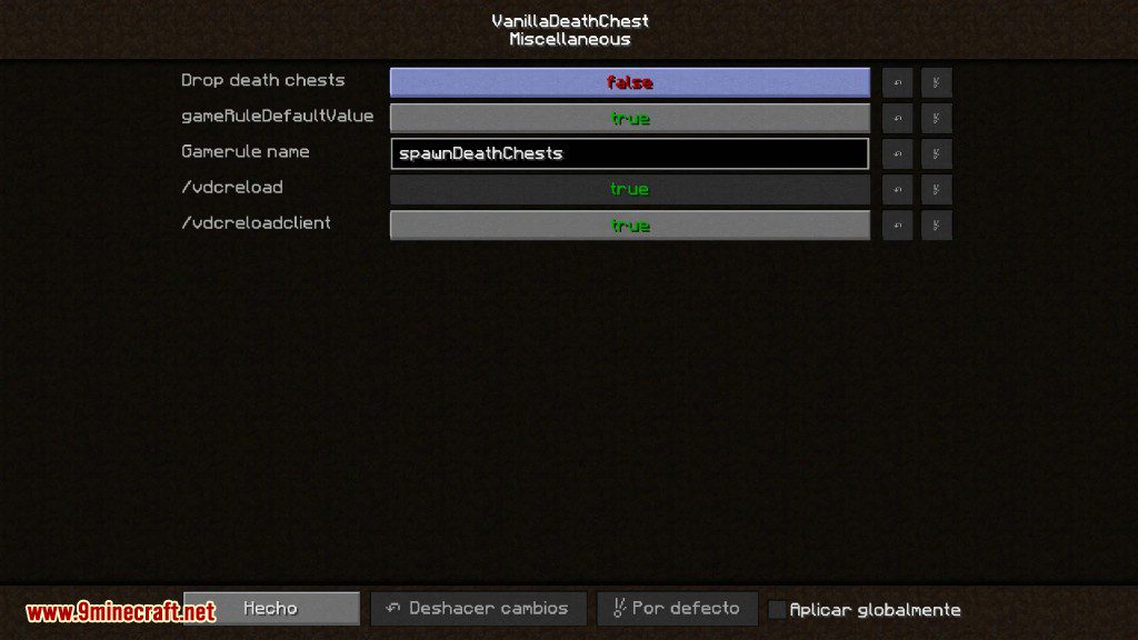 Vanilla Death Chest Mod - 1Minecraft