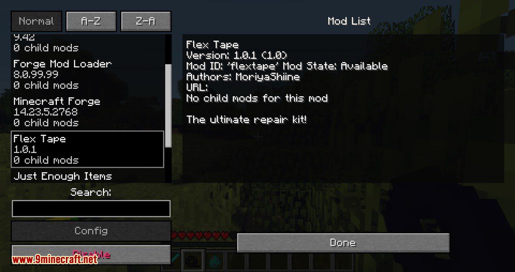 Flex Tape Mod - 1Minecraft