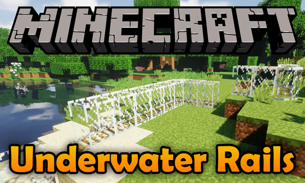 Underwater Rails Mod - 1Minecraft