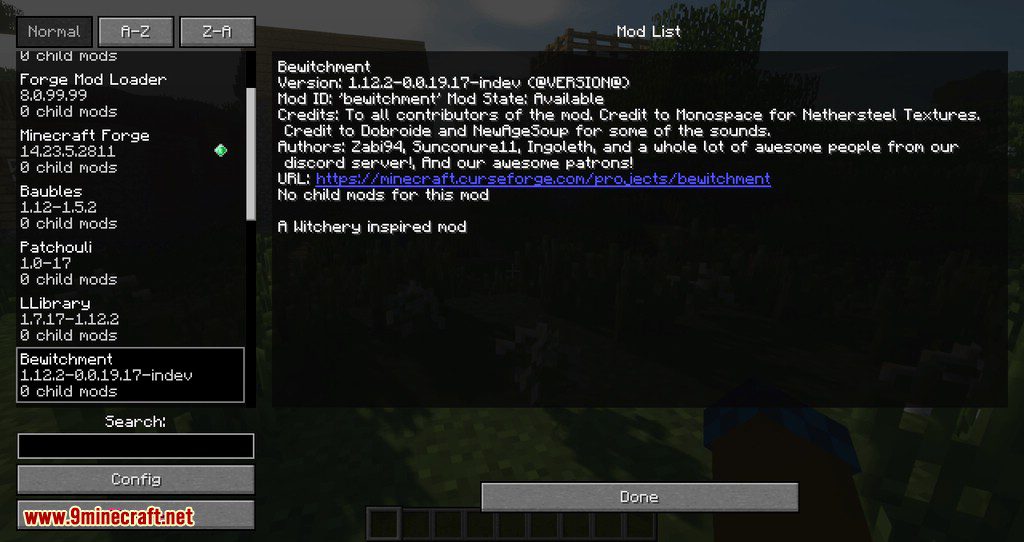 Bewitchment Mod - 1Minecraft