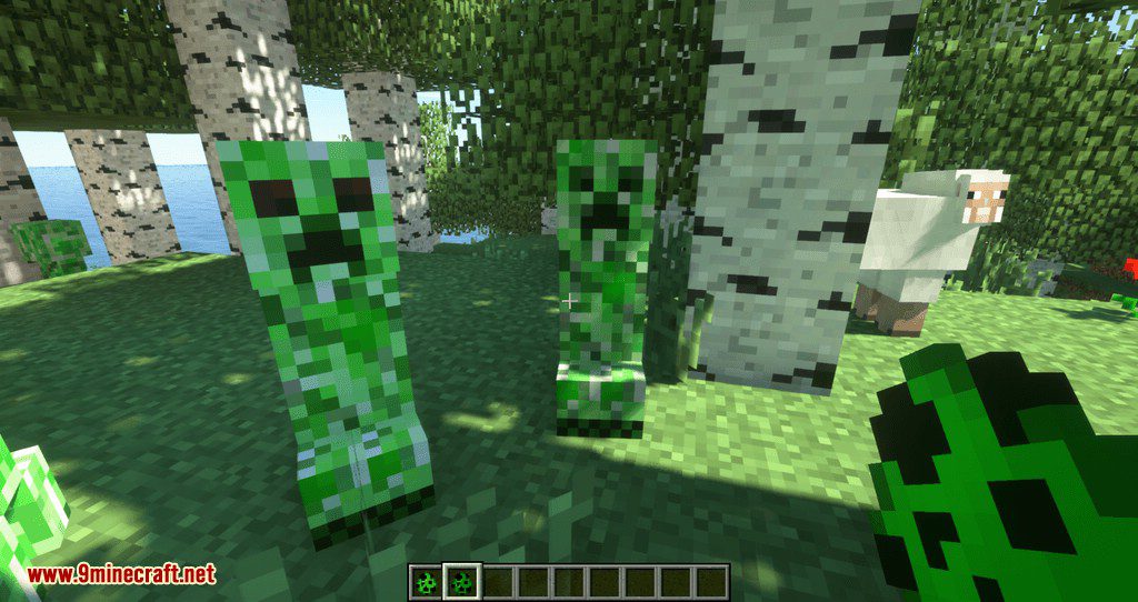 Beta Creepers Mod - 1Minecraft