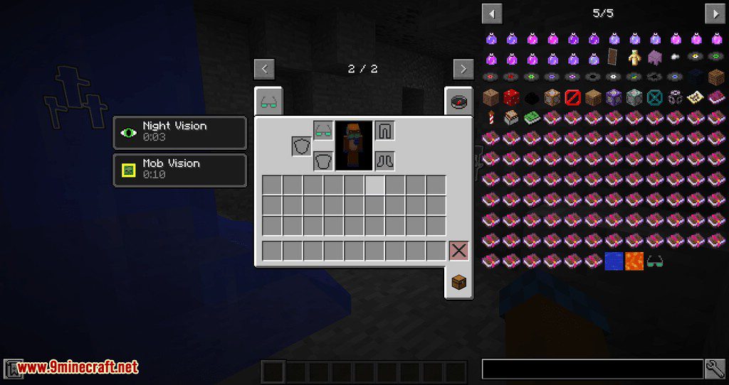 Night Vision Goggles Mod - 1Minecraft