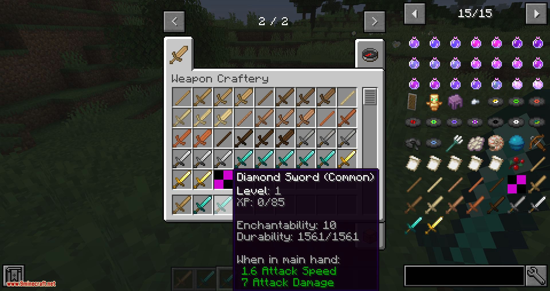 Weapon Craftery Mod - 1Minecraft
