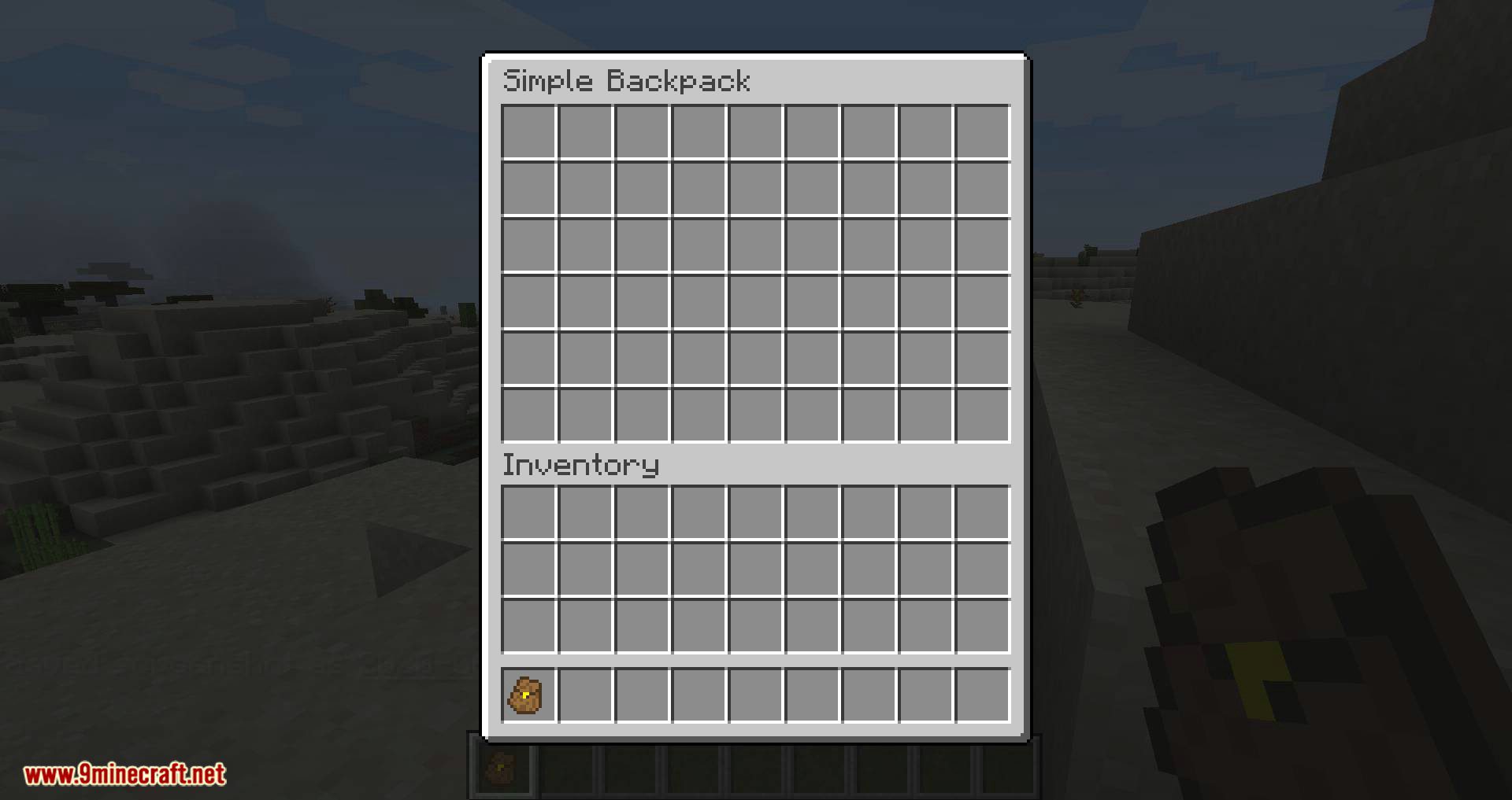 Simple Backpack Mod - 1Minecraft