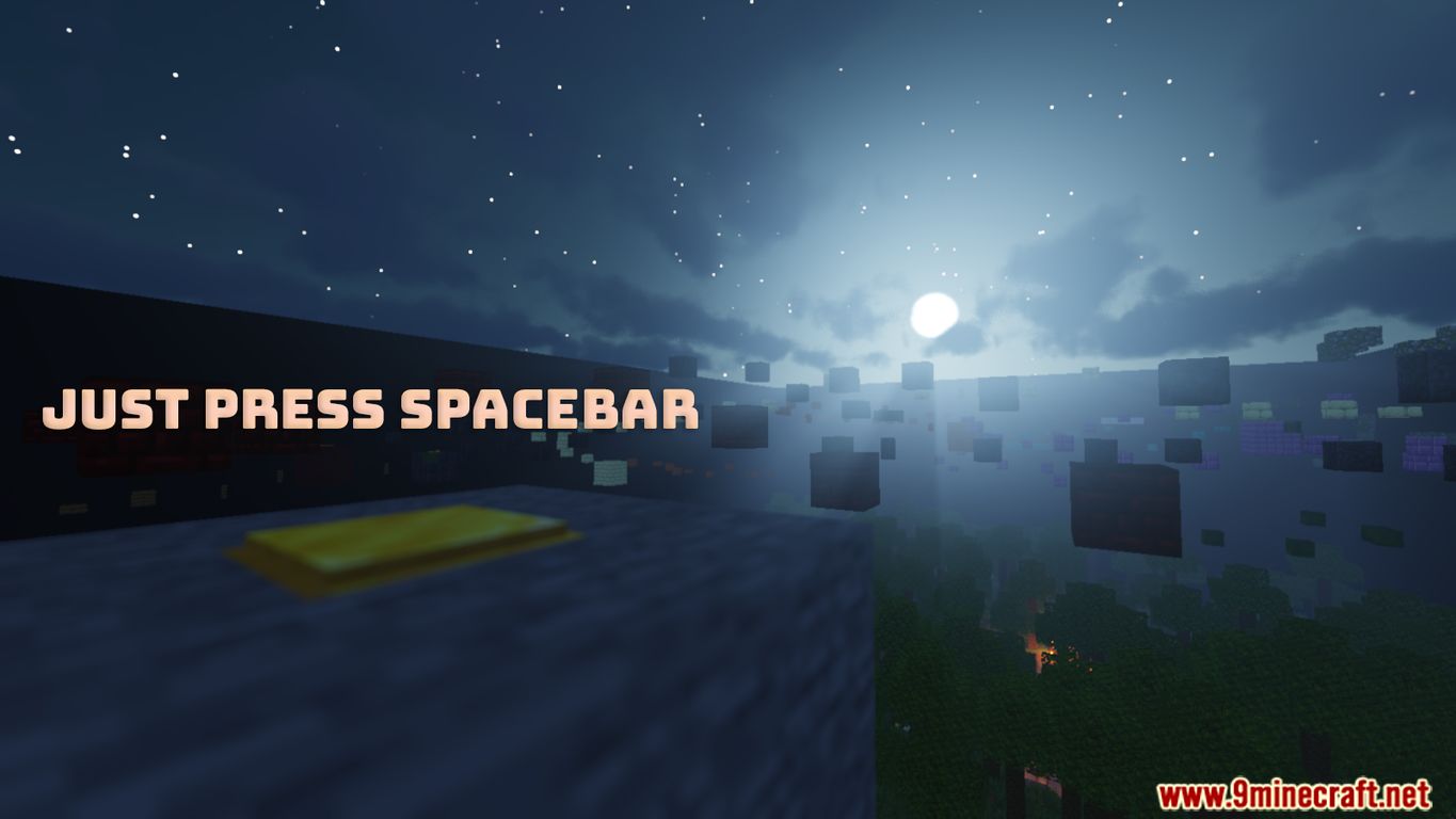 Just Press Spacebar Map - 1Minecraft
