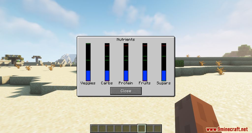 Nutritional Balance Mod - 1Minecraft