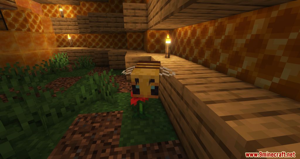 Queen Bee Mod - 1Minecraft