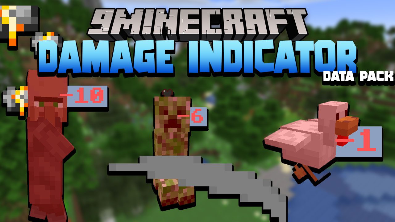 Damage Indicator Data Pack - 1Minecraft