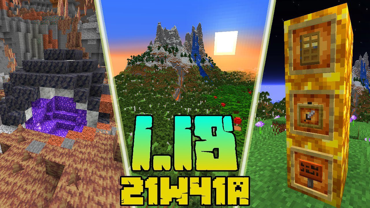 Minecraft 1 18 Snapshot 21w41a - 1Minecraft