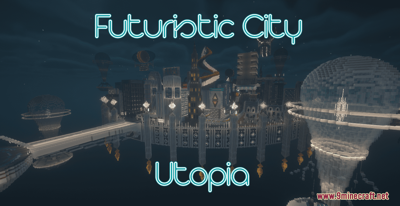 Futuristic City Utopia Map - 1Minecraft