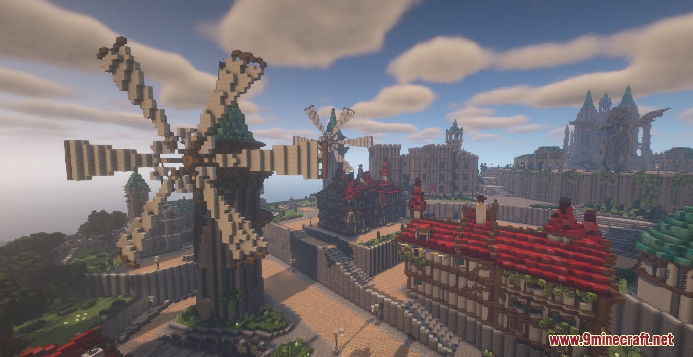 City Of Mondstadt Map - 1Minecraft