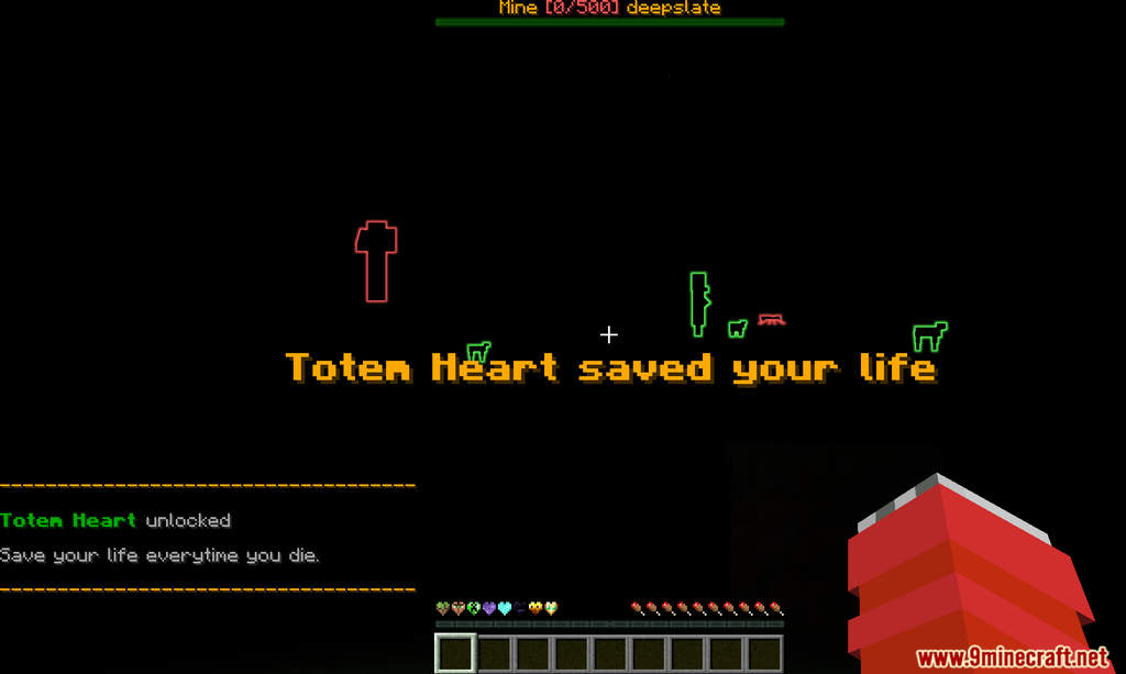 Minecraft But There Are Custom Hearts Data Pack - 1Minecraft