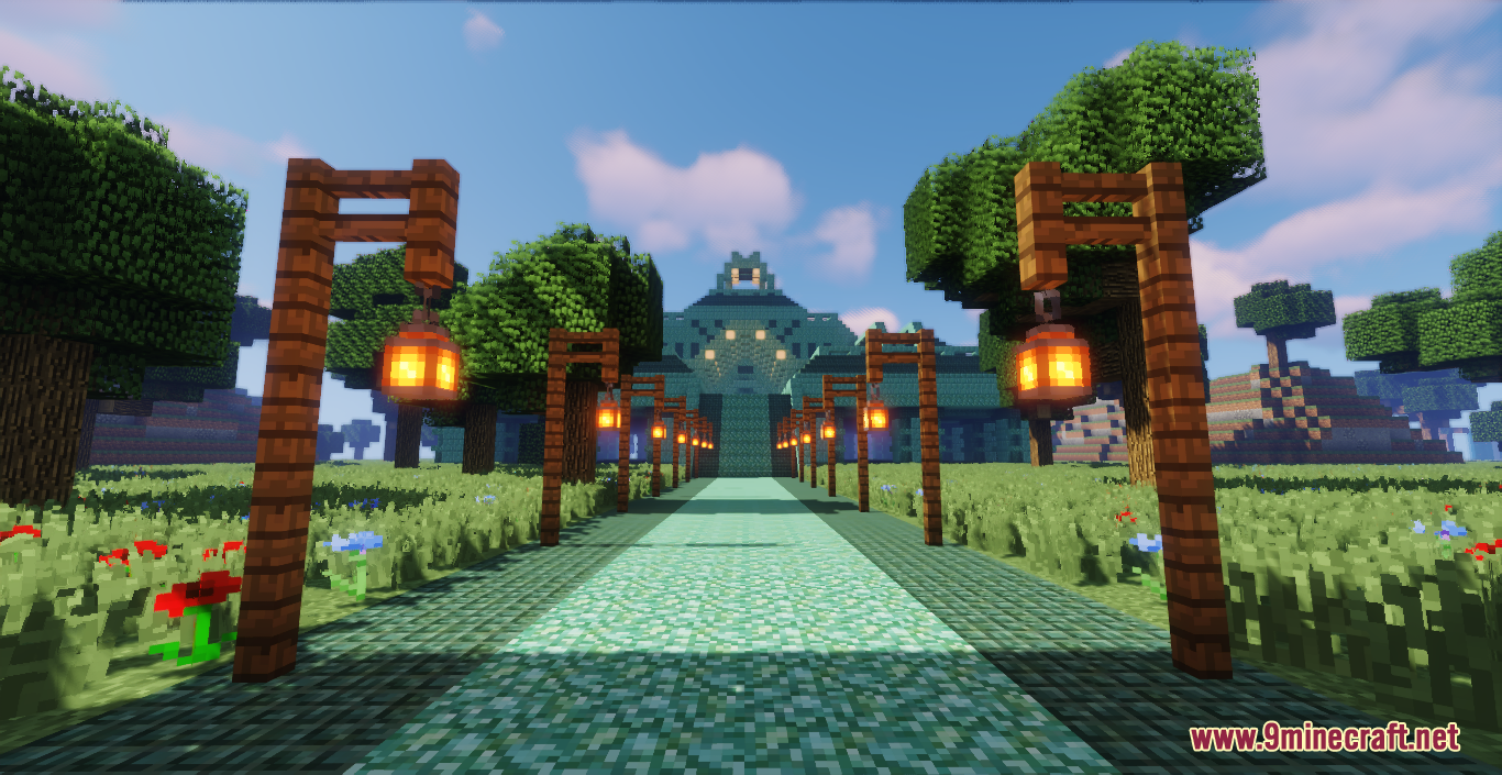 The Ocean Monument Map - 1Minecraft