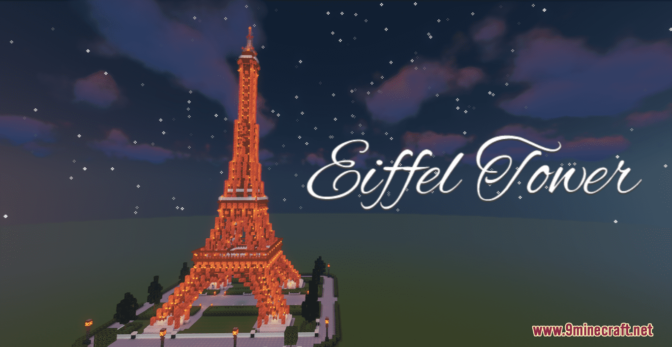 Eiffel Tower Map - 1Minecraft