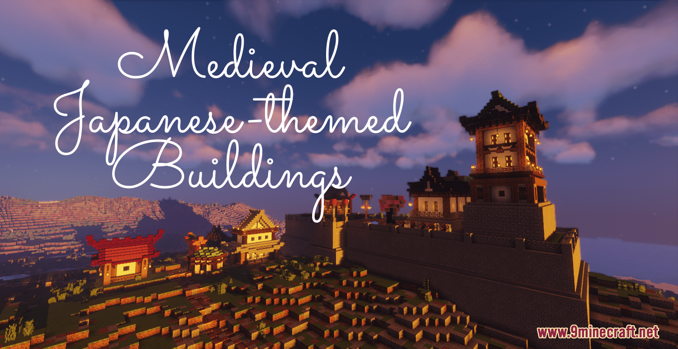 Medieval Japanese Themed Buildings Map - 1Minecraft