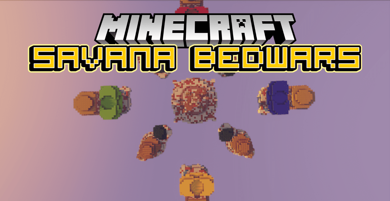 Savana Bedwars Map - 1Minecraft