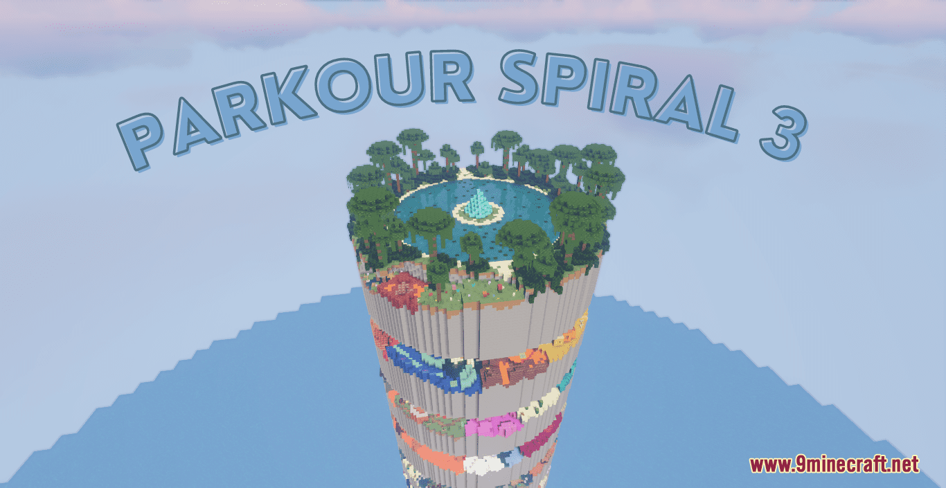 Parkour Spiral 3 Map - 1Minecraft