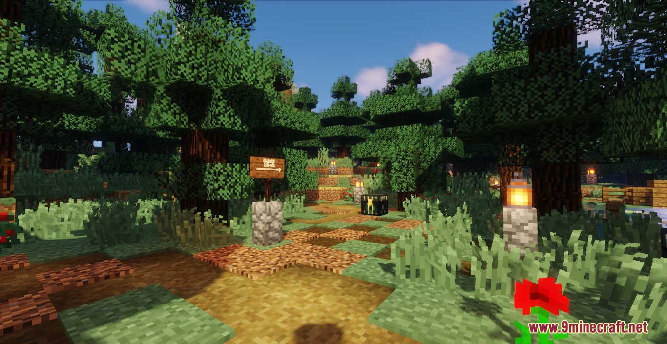 Survival Taiga Map - 1Minecraft
