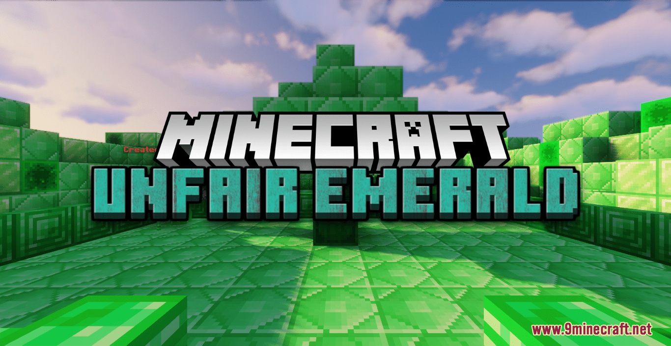 Unfair Emerald Map - 1Minecraft