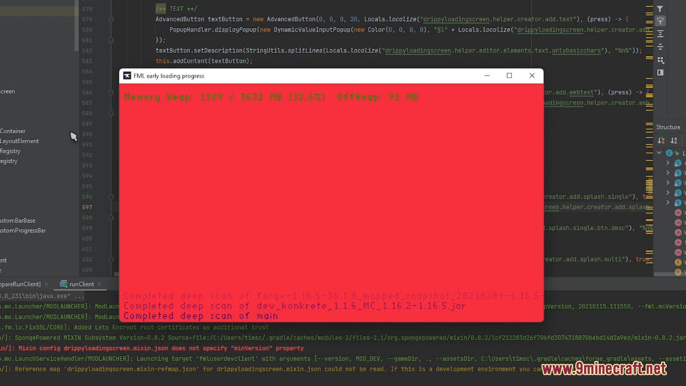 Drippy Loading Screen Mod - 1Minecraft