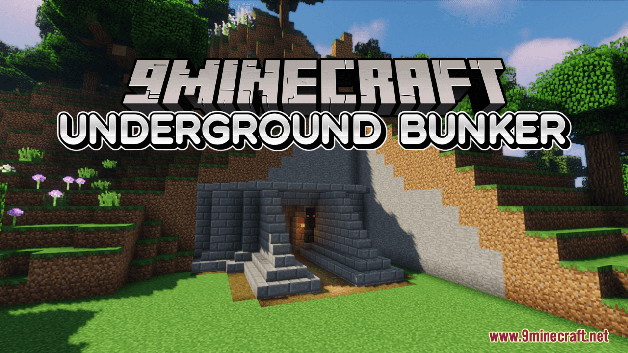 Underground Bunker Map - 1Minecraft