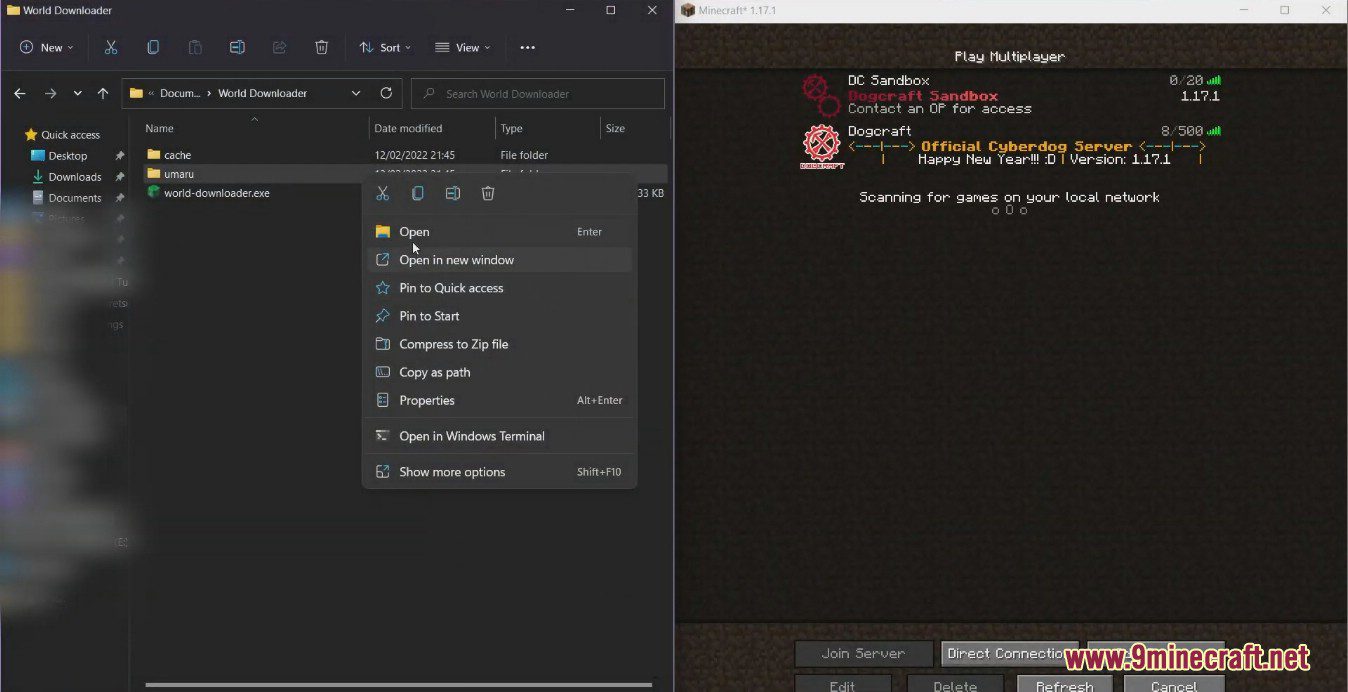 World Downloader Mod - 1Minecraft
