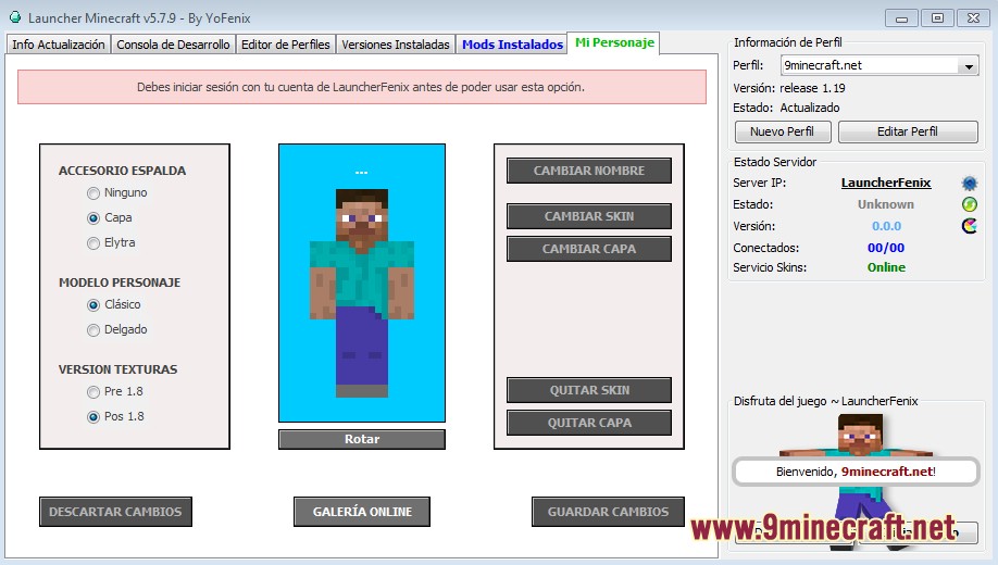Launcher Fenix - 1Minecraft