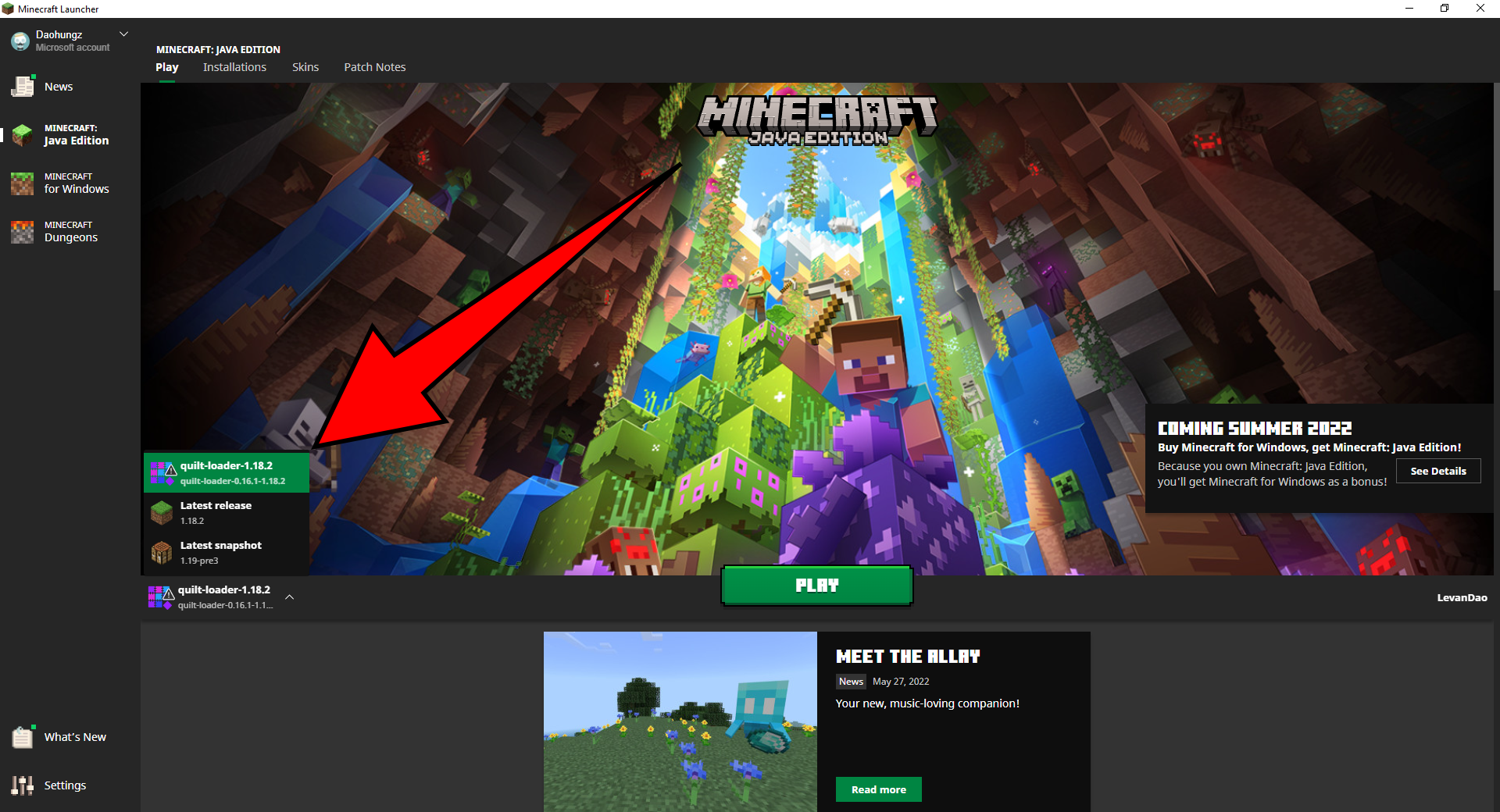 Quilt Installer - 1Minecraft