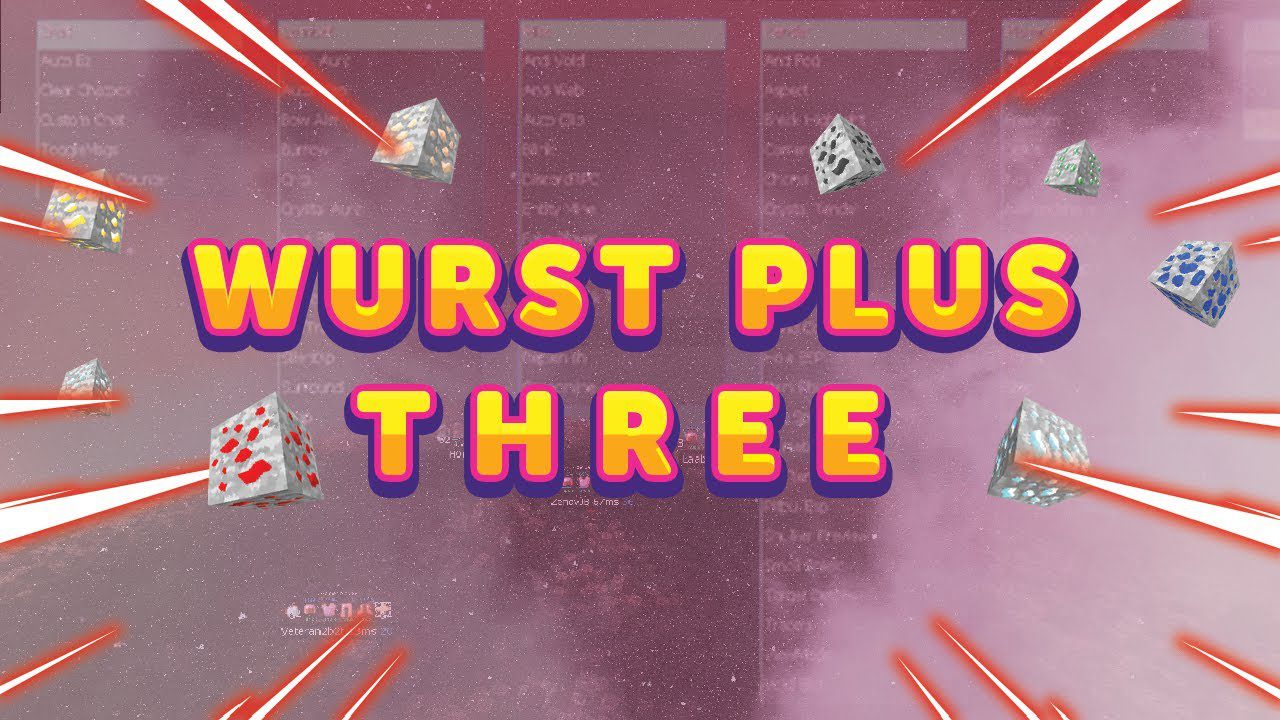 Wurst Plus Three Client Mod - 1Minecraft