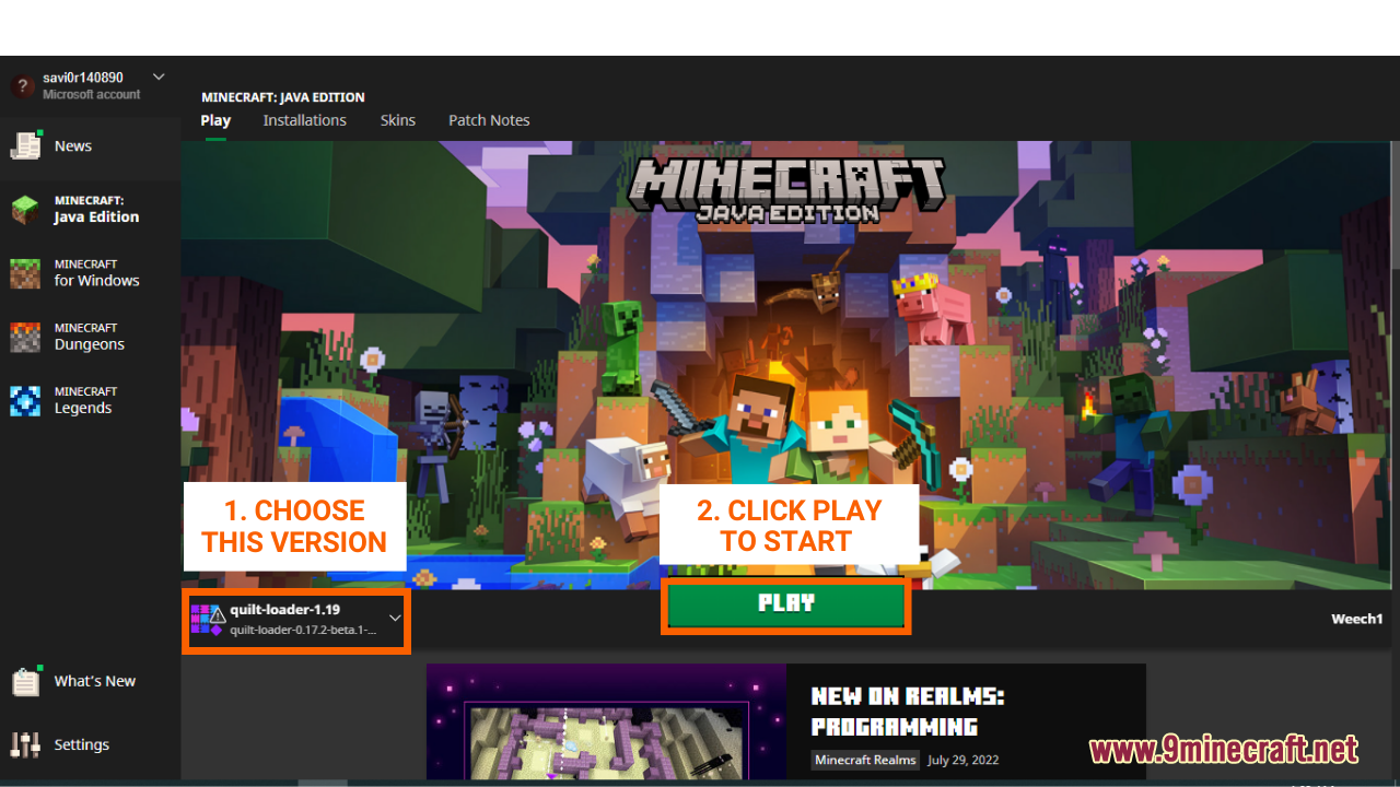 How To Download Install Mods With Quilt Loader - 1Minecraft