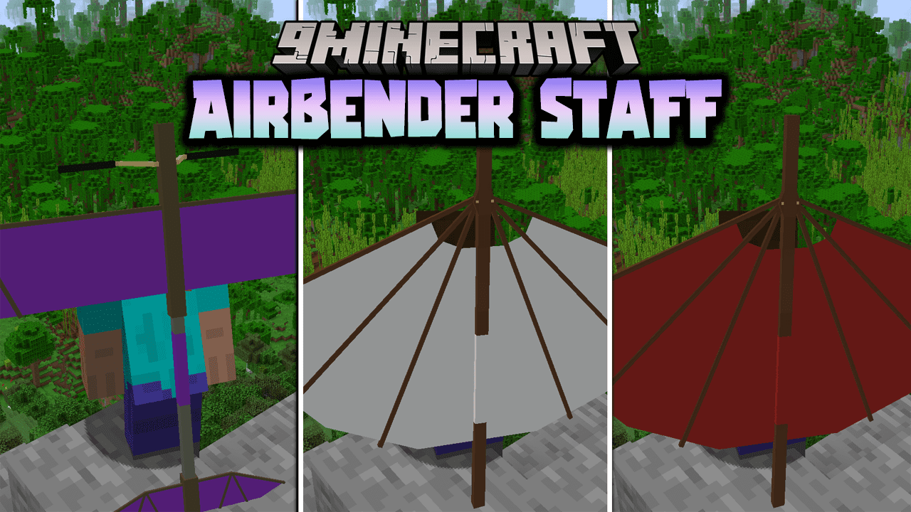 Airbender Staff Data Pack - 1Minecraft
