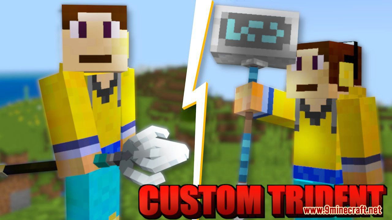 Custom 3d Trident Texture Pack Mcpe - 1Minecraft
