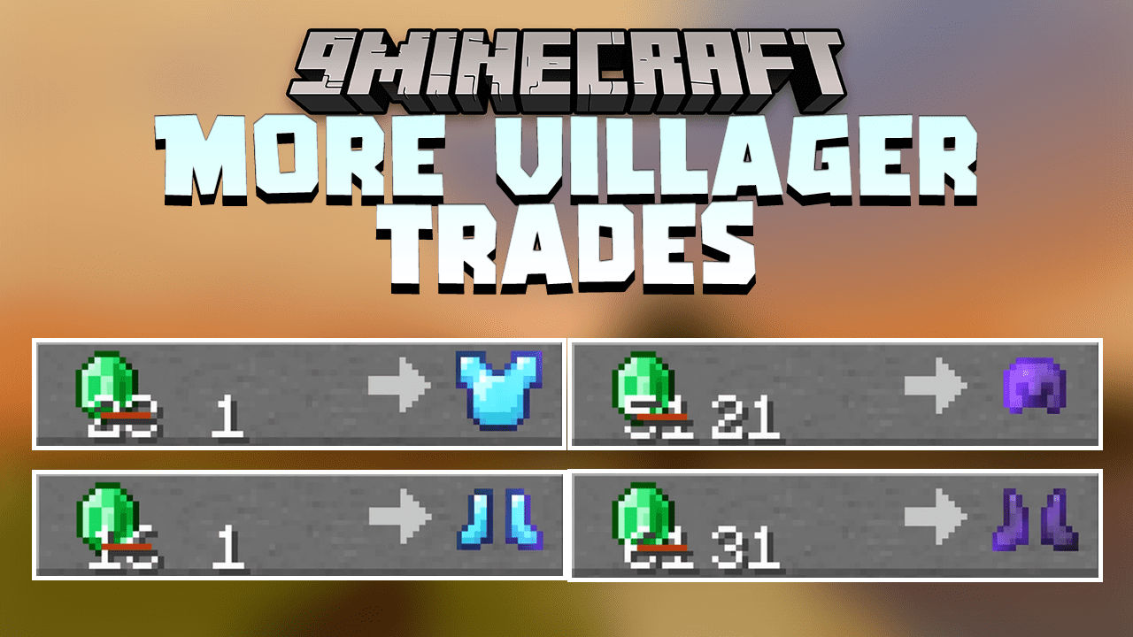 More Villager Trades Data Pack - 1Minecraft