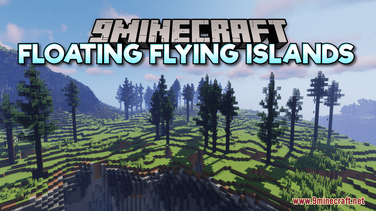 Floating Flying Islands Map - 1Minecraft