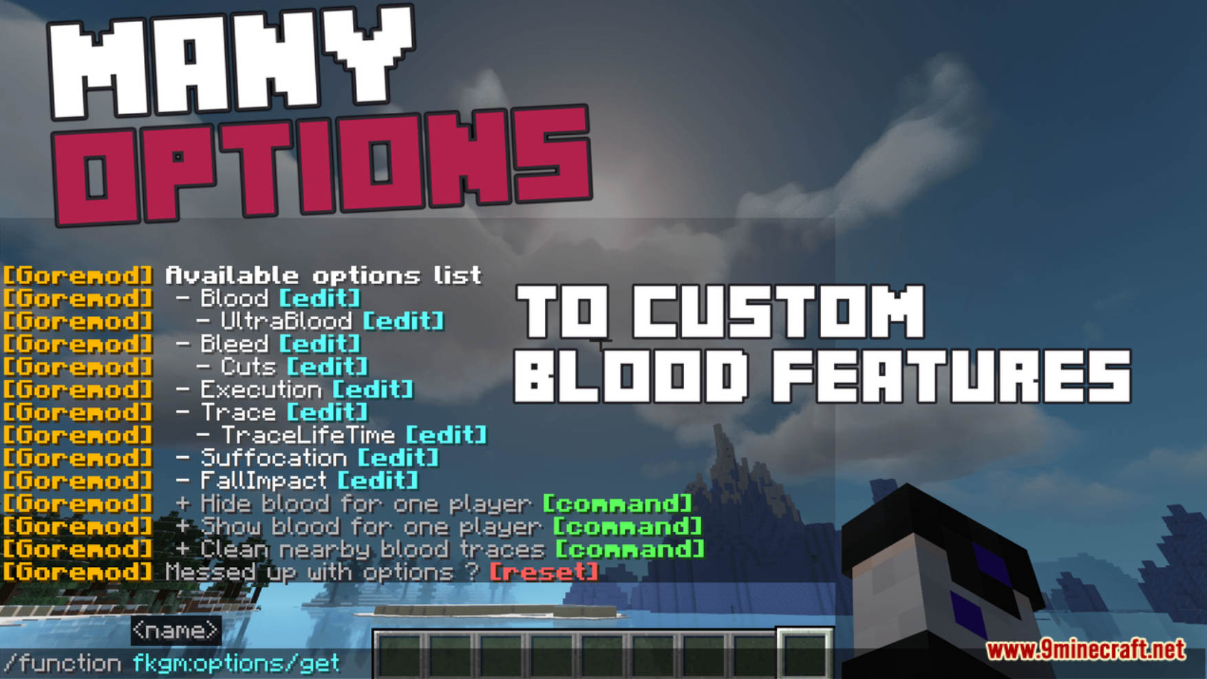 Gore Mod Data Pack - 1Minecraft