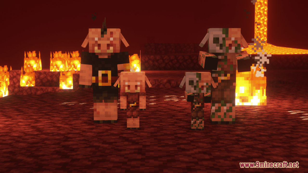 Porkier Piglins Resource Pack - 1Minecraft