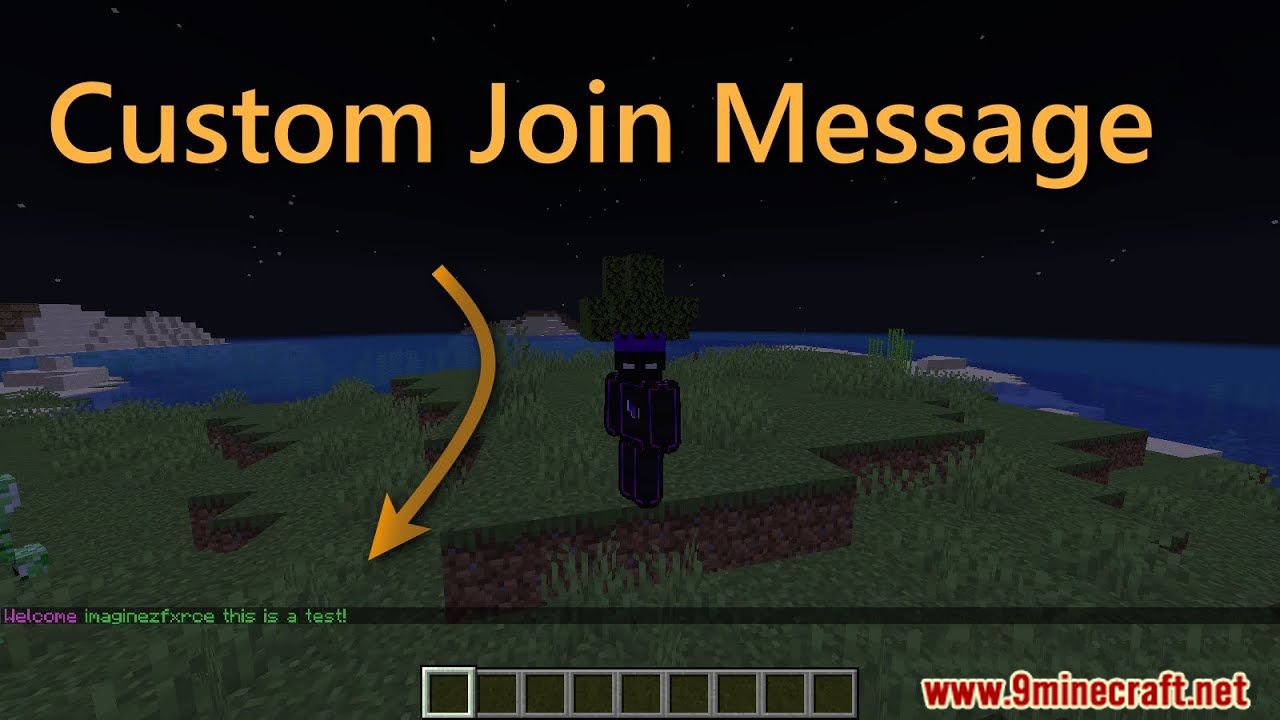 Custom Join Message Plugin - 1Minecraft