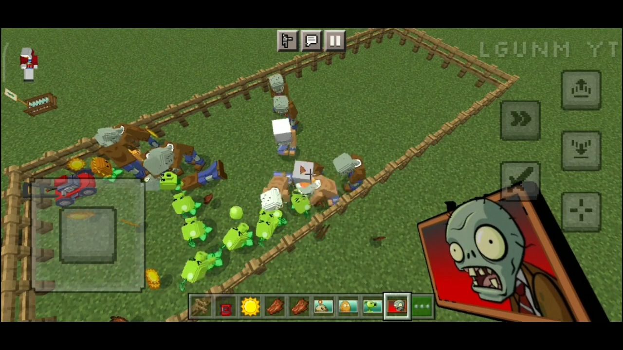Serpvz Plants Vs Zombies Addon Mcpe - 1Minecraft