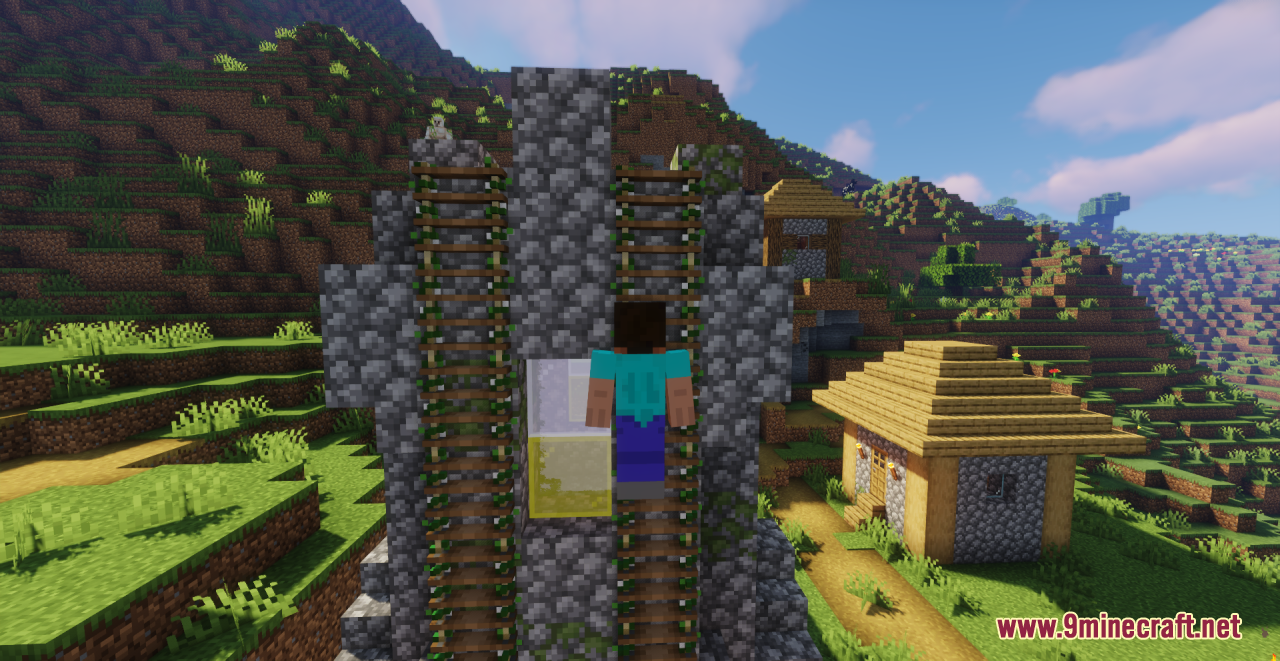 Rope Ladders With Vines Resource Pack - 1Minecraft