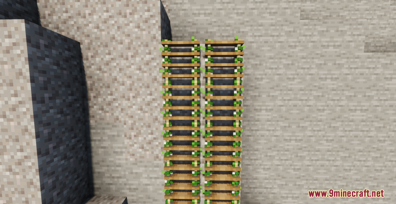 Rope Ladders With Vines Resource Pack - 1Minecraft