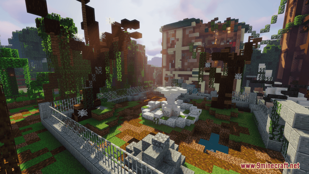 Simple Spawns Abandoned City Map - 1Minecraft