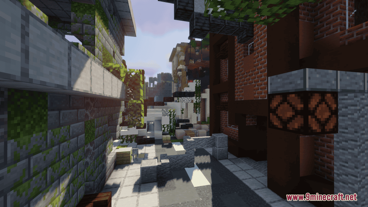 Simple Spawns Abandoned City Map - 1Minecraft