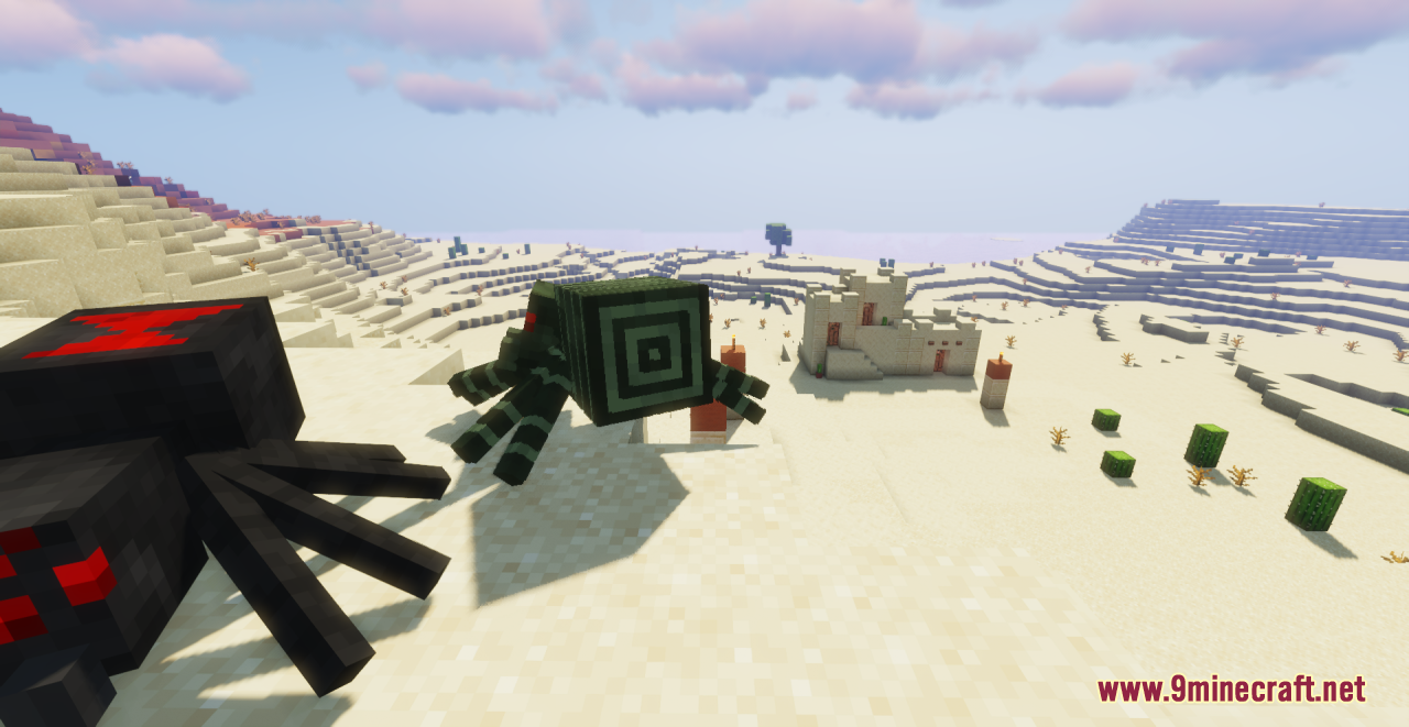 Spindly Spiders Resource Pack - 1Minecraft