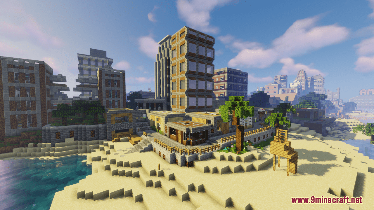 Amberlight City Apocalypse Map - 1Minecraft